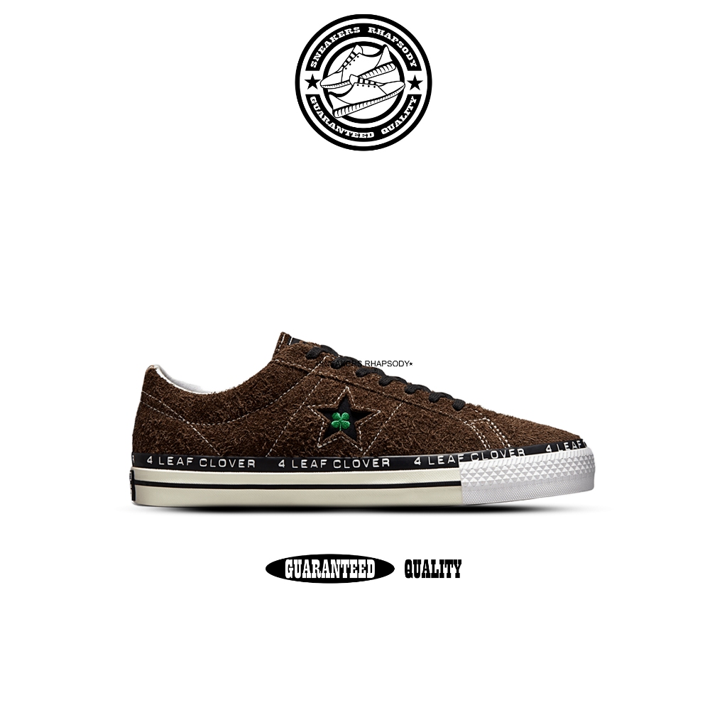 Jual Patta X Converse One Star Pro OX Low 4 Leaf Clover Brown Olive ...