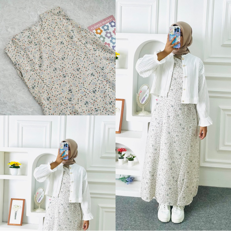 Jual BEFAST - ZFS LONG INNER DRESS NINA KOREAN DAILY STYLE / DRESS ...