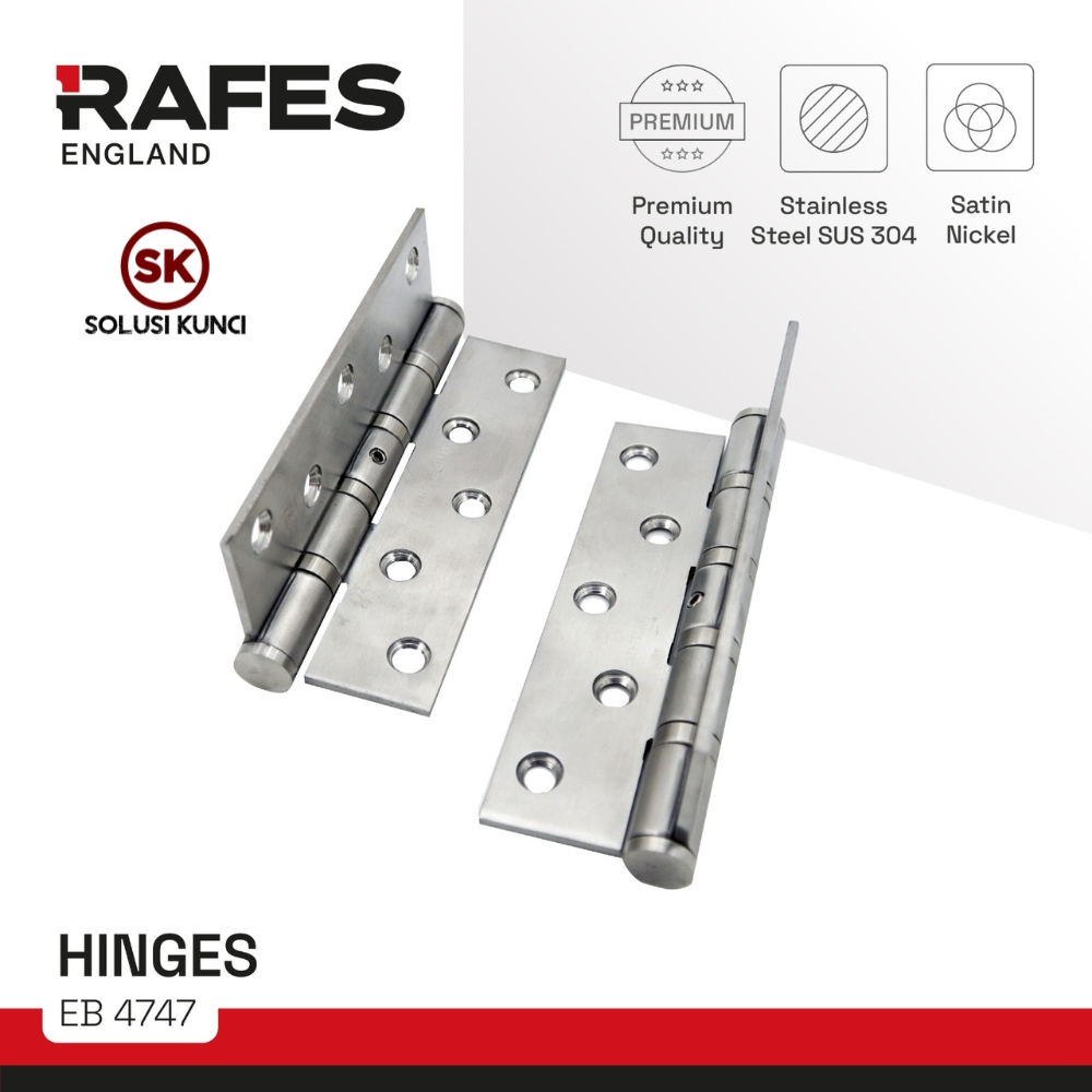 Jual ENGSEL PINTU DOOR HINGES RAFES ENGLAND STAINLESS STEEL SUS 304 ...
