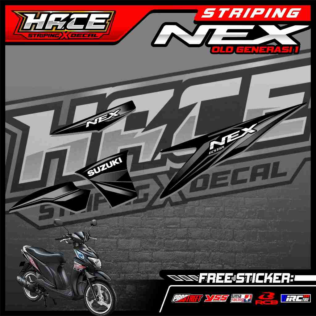 Jual 600 STRIPING STICKER SUZUKI NEX GEN 1 - STRIPING STICKER SUZUKI ...