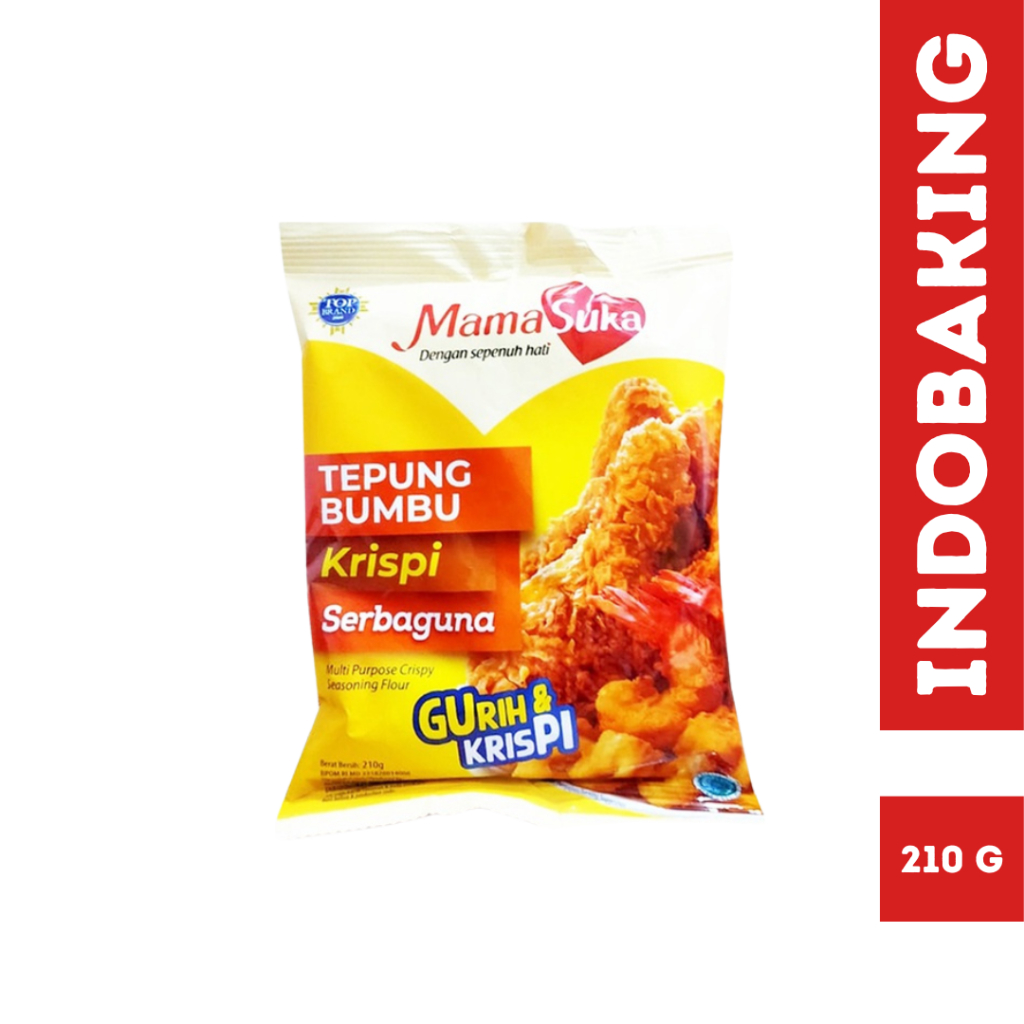 Jual MamaSuka Tepung Bumbu Krispi Serbaguna 210g | Shopee Indonesia