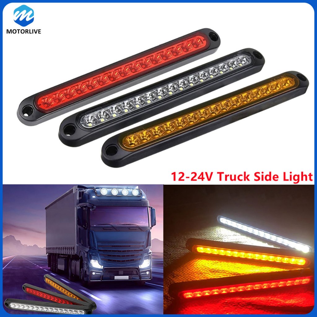 Jual 1biji Lampu Truk LED 24V Lampu Samping Mobil Lampu Sein Lampu Trailer Parkir Peringatan ...