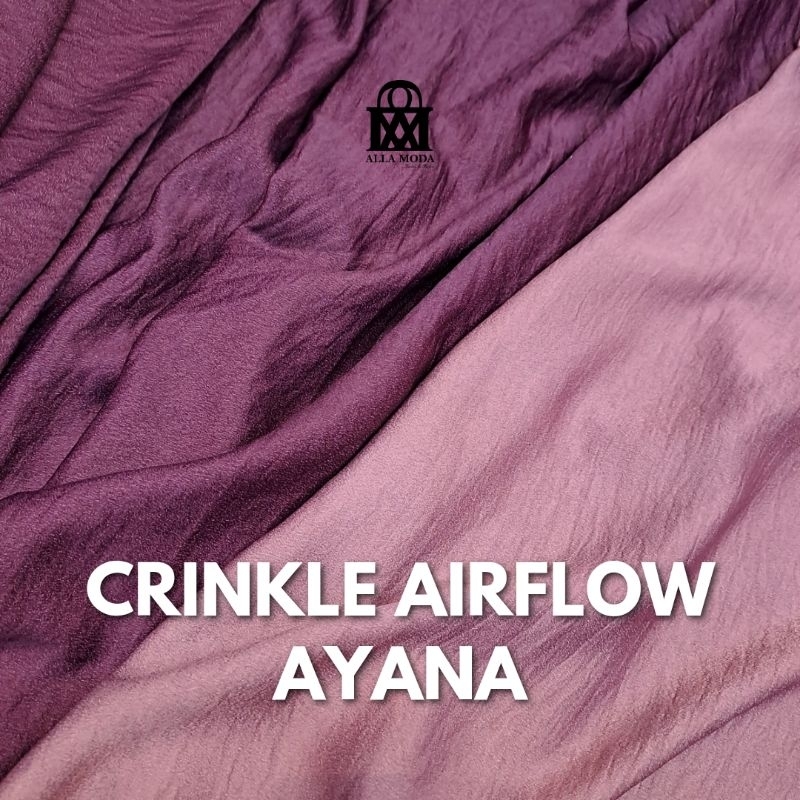 Jual Kain Crinkle Airflow Ayana per 0,5 m/Kain Crinkle Premium (harga ...
