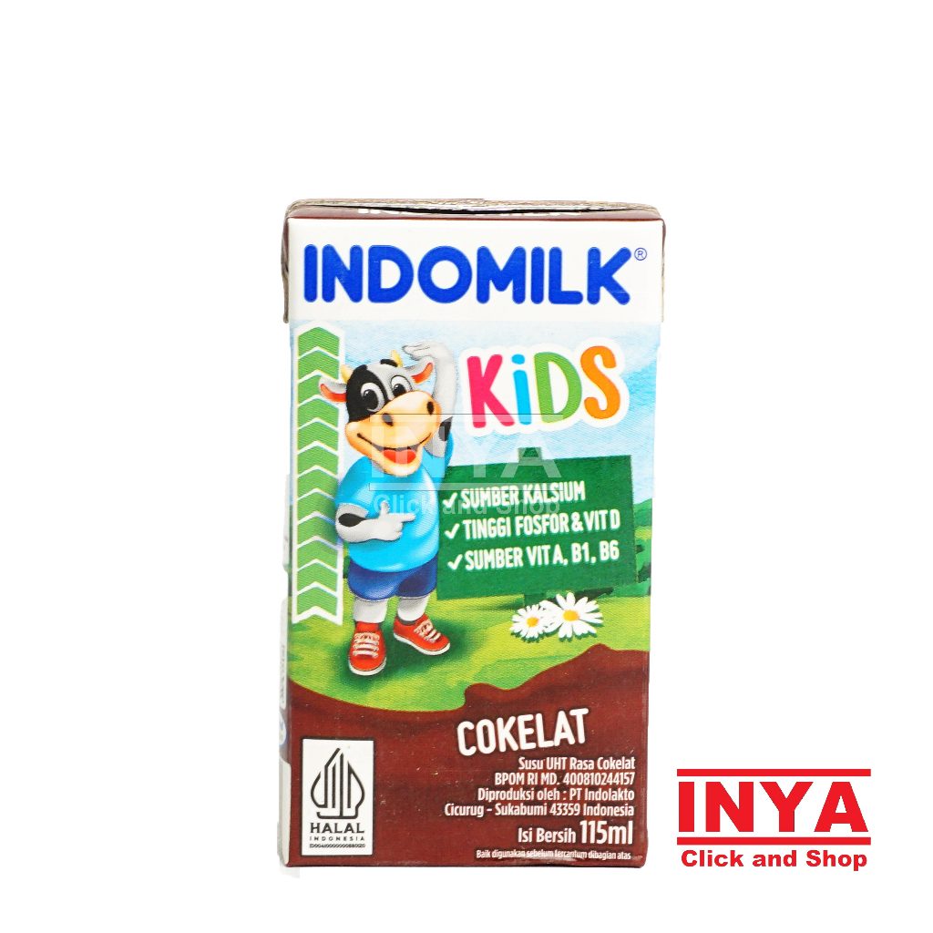 Jual Indomilk Kids Rasa Chocolate 115ml - Minuman Susu Anak - Chocolate ...