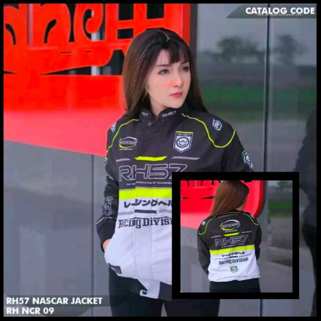 Jual Nascar Jaket RH57 Black List Stabilo Eksklusif Bahan Loto Tebal ...