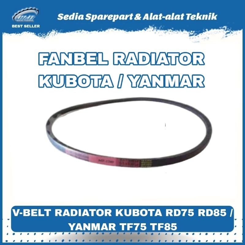 Jual Fanbelt V-Belt Puli Kipas Radiator Kubota RD85 RD75 Yanmar TF75 ...