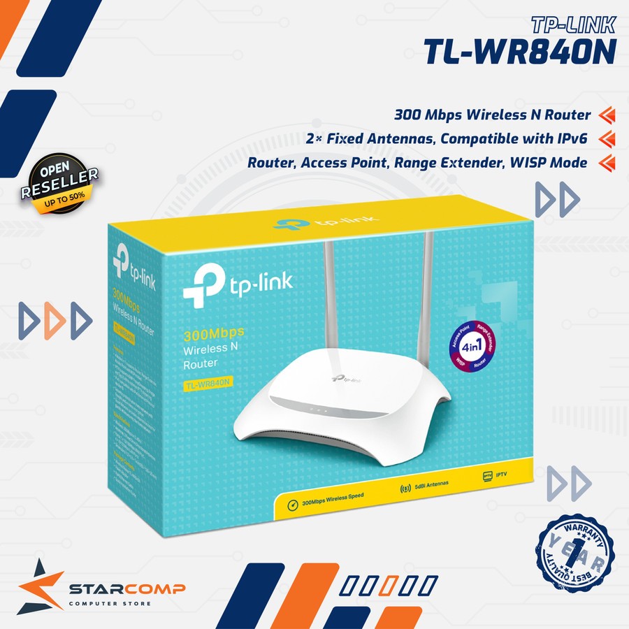 Jual TP-Link TL-WR840N 300Mbps TPLink WiFi Wireless N Router | Shopee Indonesia