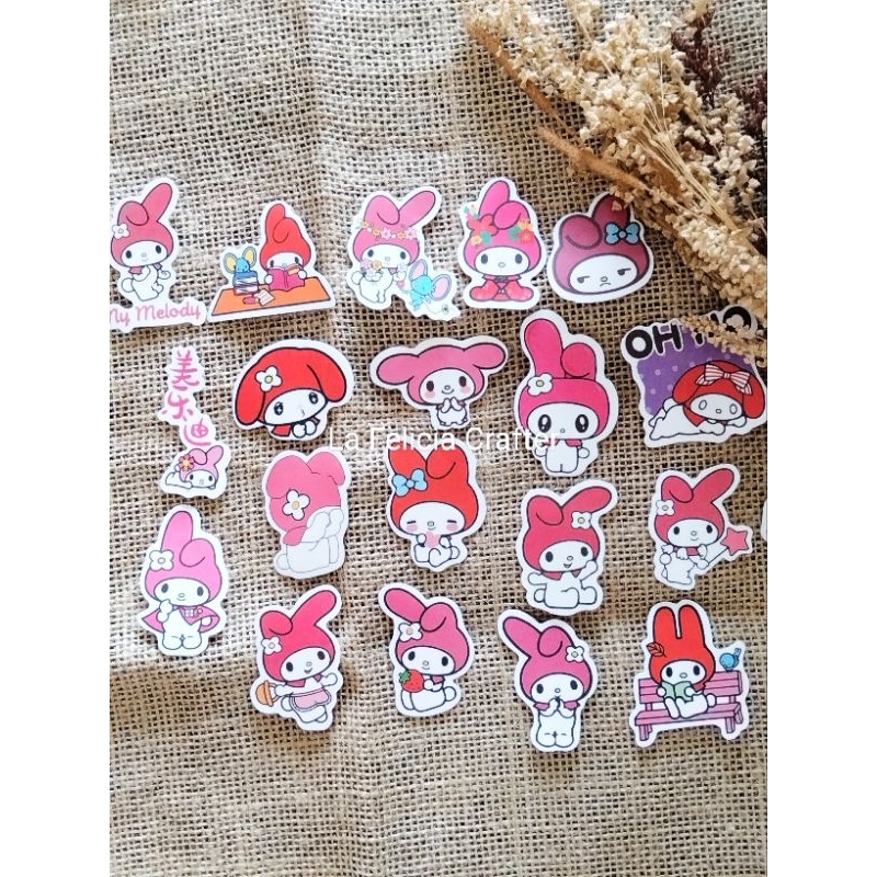 Jual La Felicia Sticker Stiker My Melody DIY Projects Scrapbook Deco ...