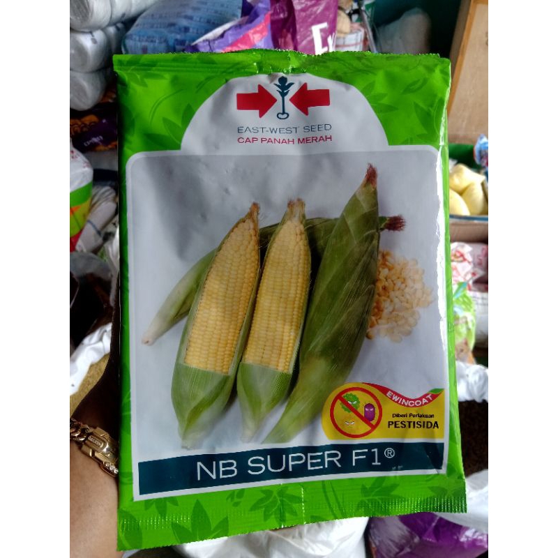 Jual Benih Jagung Manis Hibrida NB SUPER F1 Cap Panah Merah 1.750 butir ...