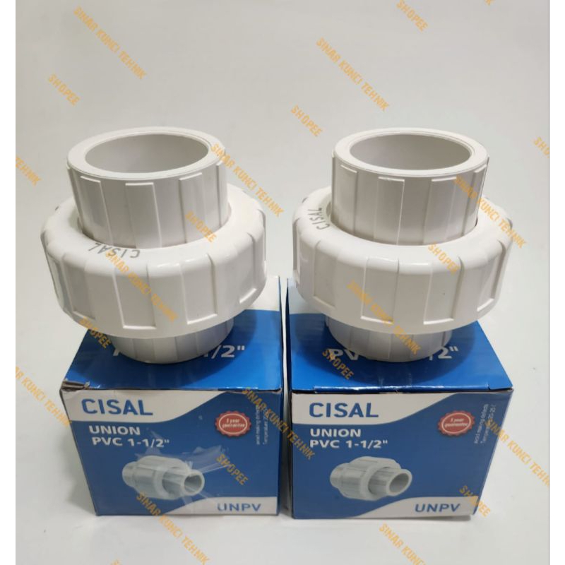 Jual Watermur Polos Putih 1 1/2" inch CISAL / Watermor PVC 1 1/2" Putih ...