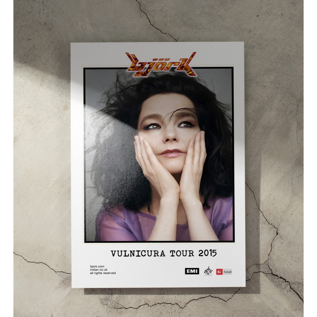 Jual Bjork vulnicura Tour Poster high resolution - Poster Bjork ...