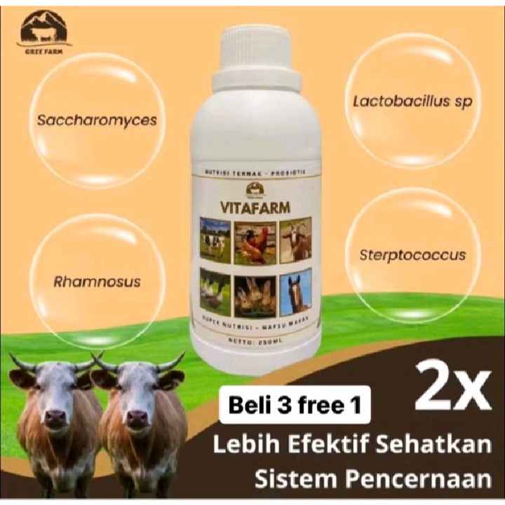 Jual vitafarm herbal antibiotic untuk ayam multi vitamin probiotik bio teknologi jerman | Shopee ...