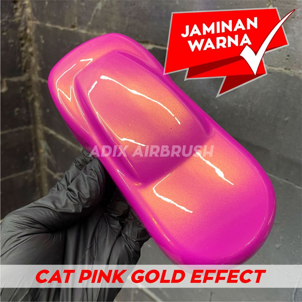 Jual Paket cat pink gold effect 200ml | Shopee Indonesia