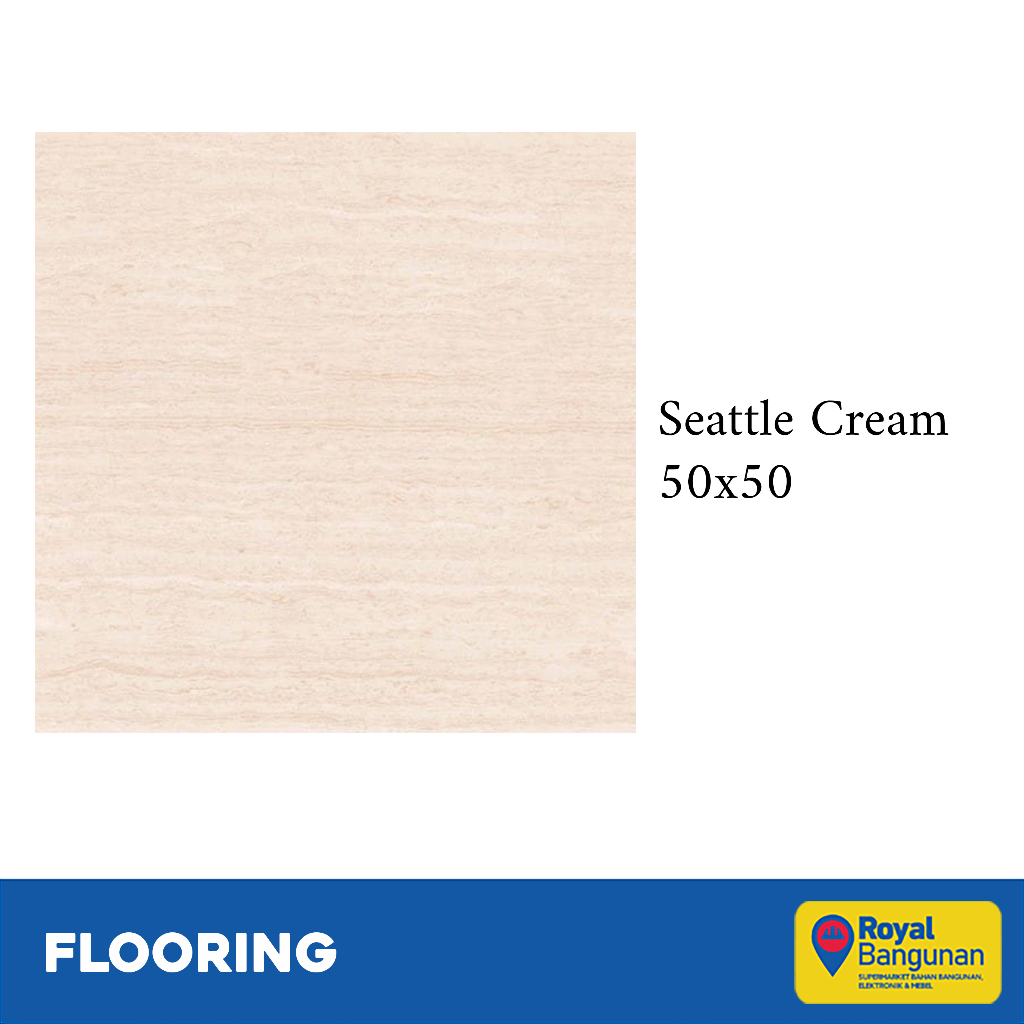 Jual Milan Keramik Seattle Cream 50x50 Keramik Lantai Motif Marble ...