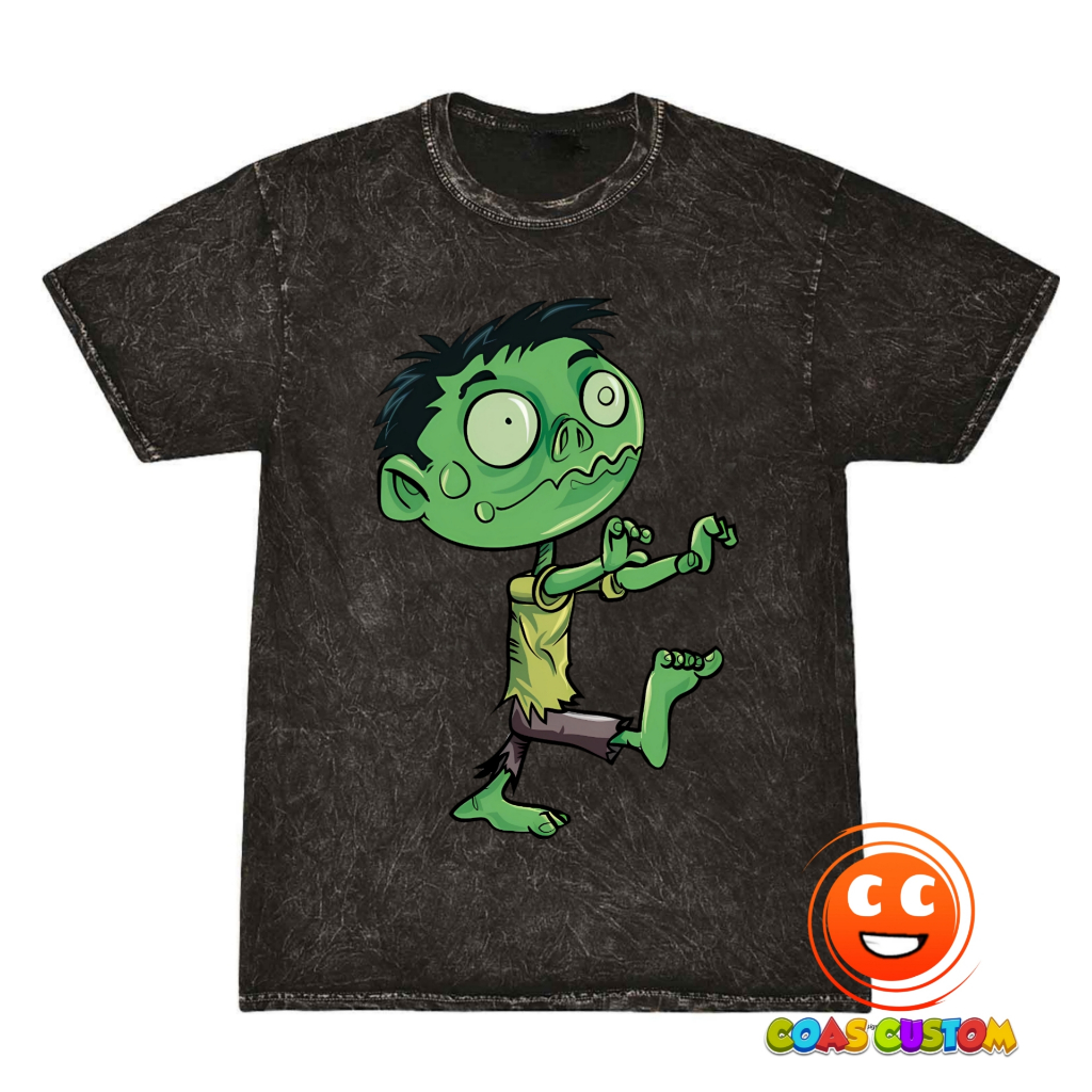 Jual BAJU KAOS WASHED ANAK MOTIF ZOMBIE LUCU | Shopee Indonesia