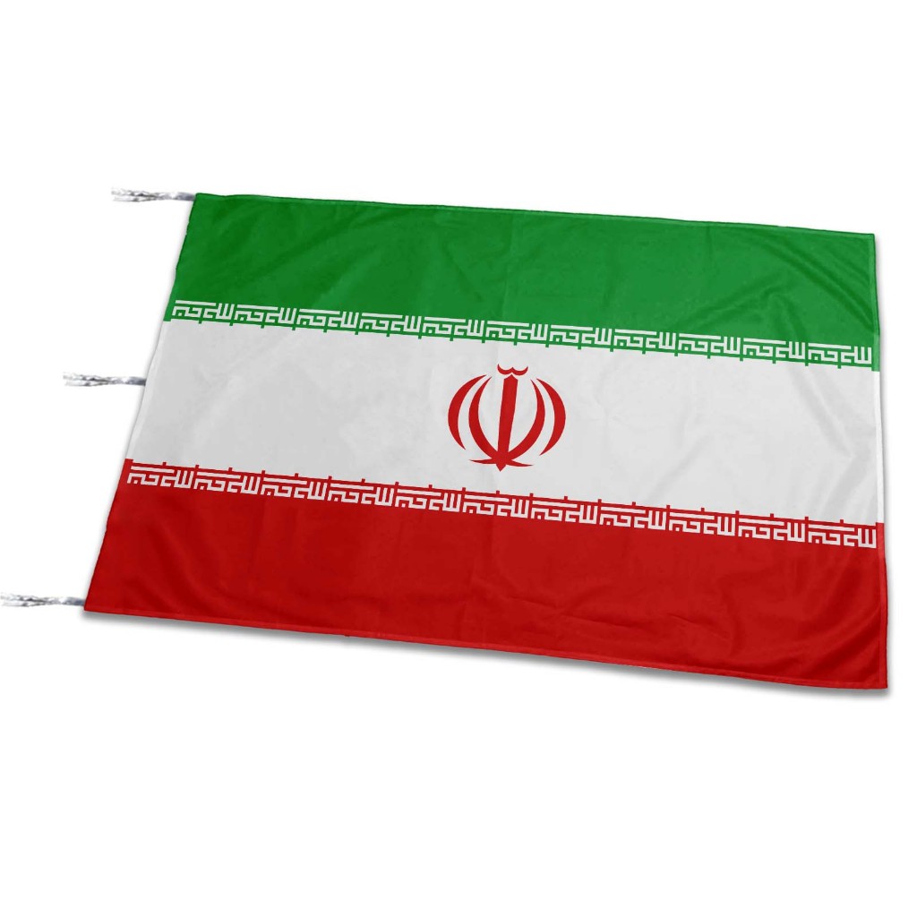 Jual Bendera Negara Iran - Ukuran Kecil-Besar Bahan Satin Peles, Bisa ...