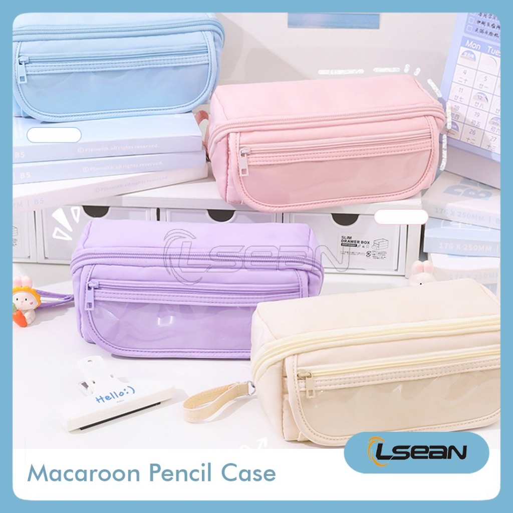 Jual PENCIL CASE ORGANIZER POLOS TAS PENSIL RISLETING LAPIS AESTHETIC ...