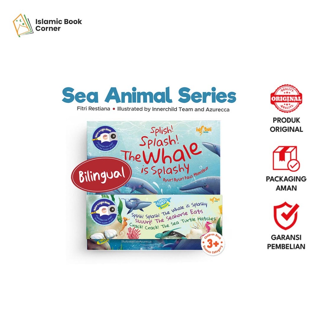 Jual Buku Anak Bilingual - Sea Animals Series | Shopee Indonesia