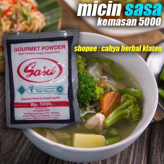 Jual Micin Sasa 5000 85 Gram Penyedap Rasa MSG | Shopee Indonesia