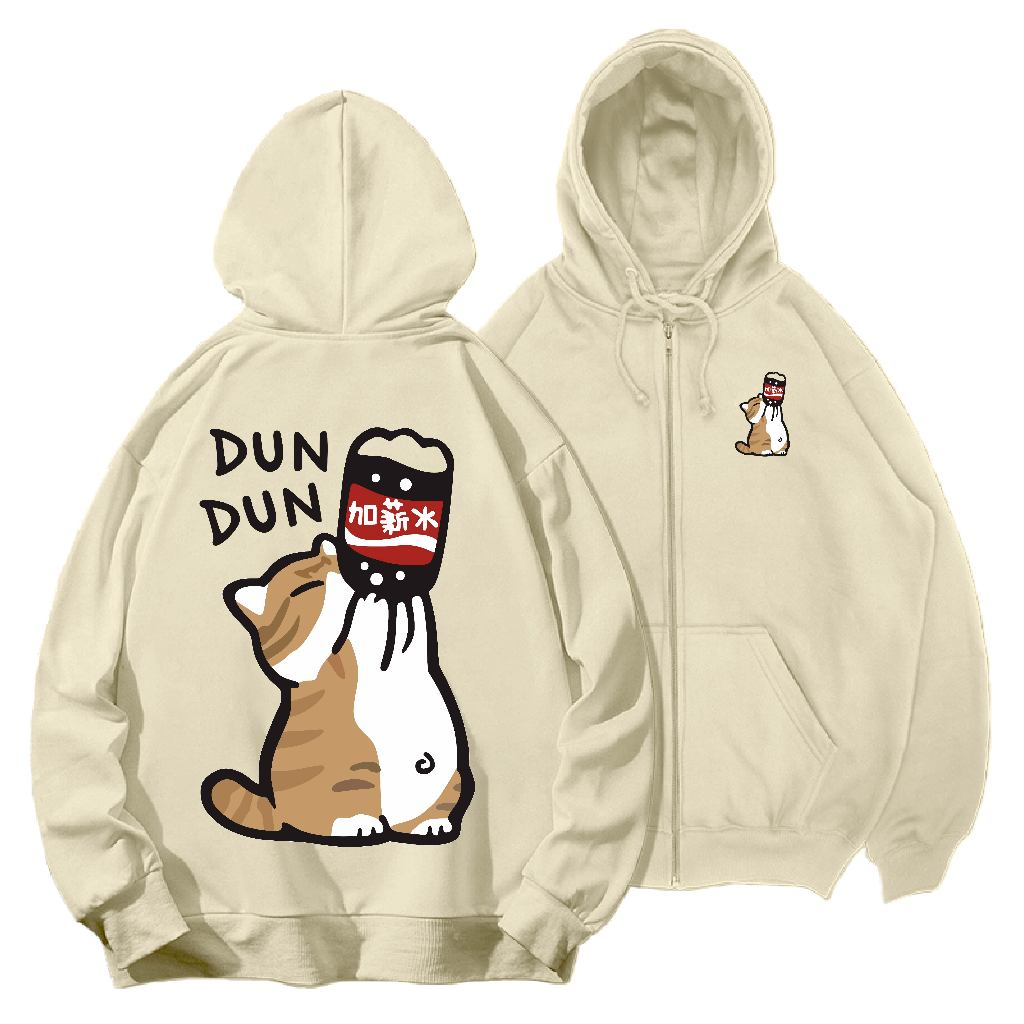 Jual BUNZ Hoodie Zipper Cola Cat Size M-XXL Unisex ( Pria & Wanita ...