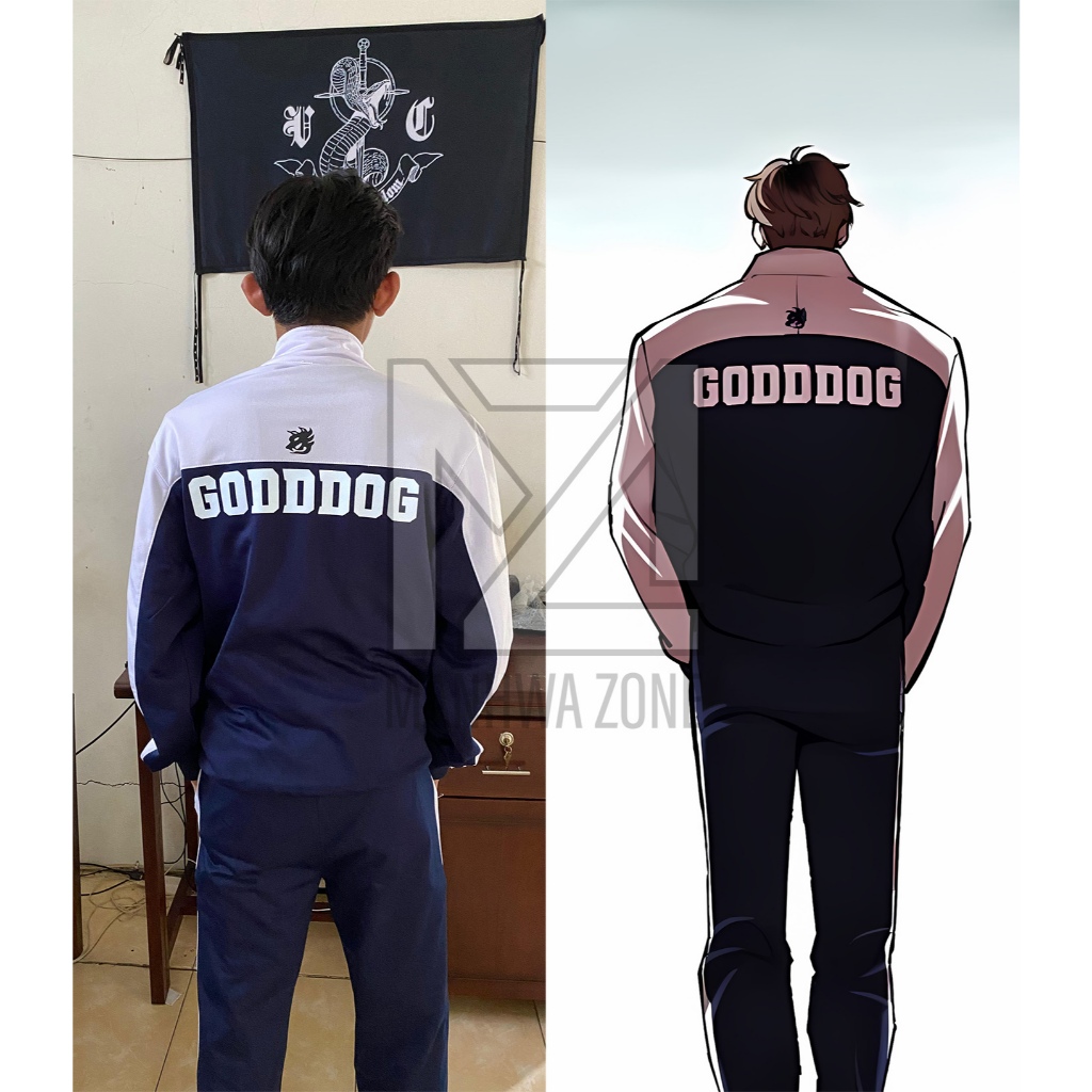 Jual Jaket Tracktop Goddog New / Tracktop Seong Yohan New Chapter | Shopee Indonesia