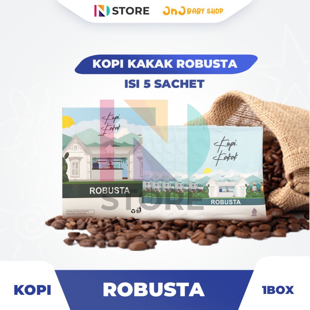 Jual Kopi Kakak Robusta 1 Box isi 5pcs Kopi Robusta | Shopee Indonesia
