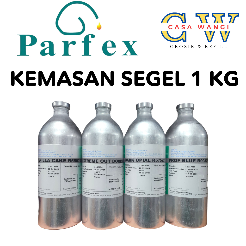 Jual (SEGEL 1 KG) PRODUK PARFEX VARIAN SEGEL 1 KG.BIBIT PARFUM PARFEX ...