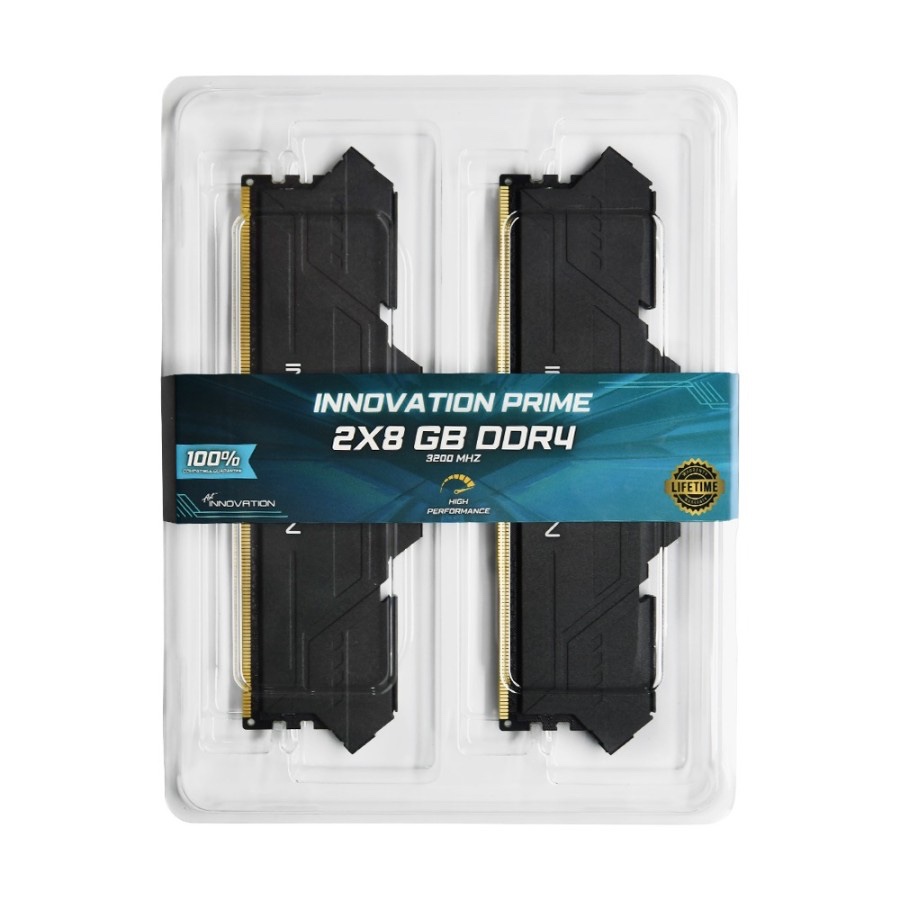 Jual MEMORY RAM INNOVATION PRIME DDR4 16GB (2X8GB) 3200MHz HEATSINK PC ...