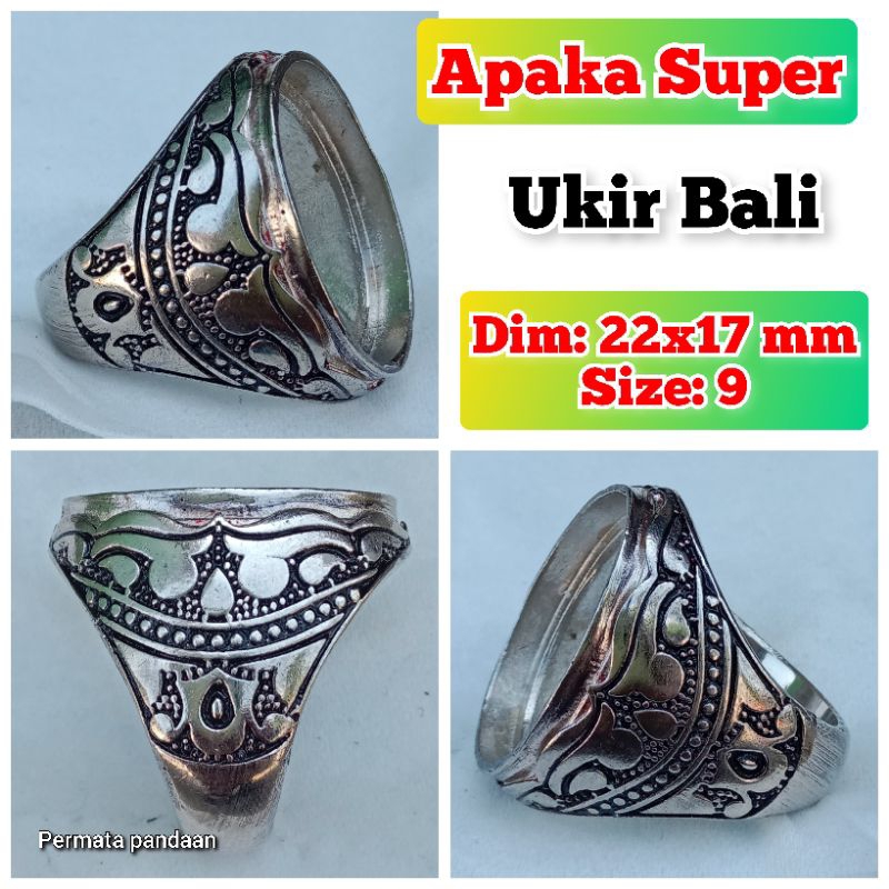 Jual emban batu akik dan permata alpaka super alpaka bakar.83 | Shopee ...