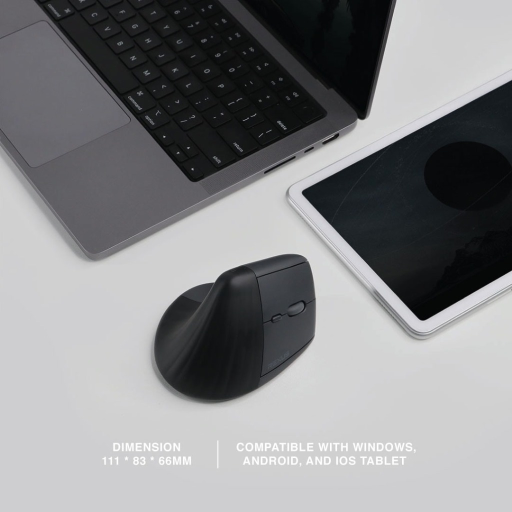 Jual Rexus Clif 2 / II Wireless Bluetooth Office Mouse Vertical ...