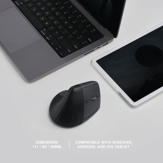 Jual Rexus Clif 2 / II Wireless Bluetooth Office Mouse Vertical ...