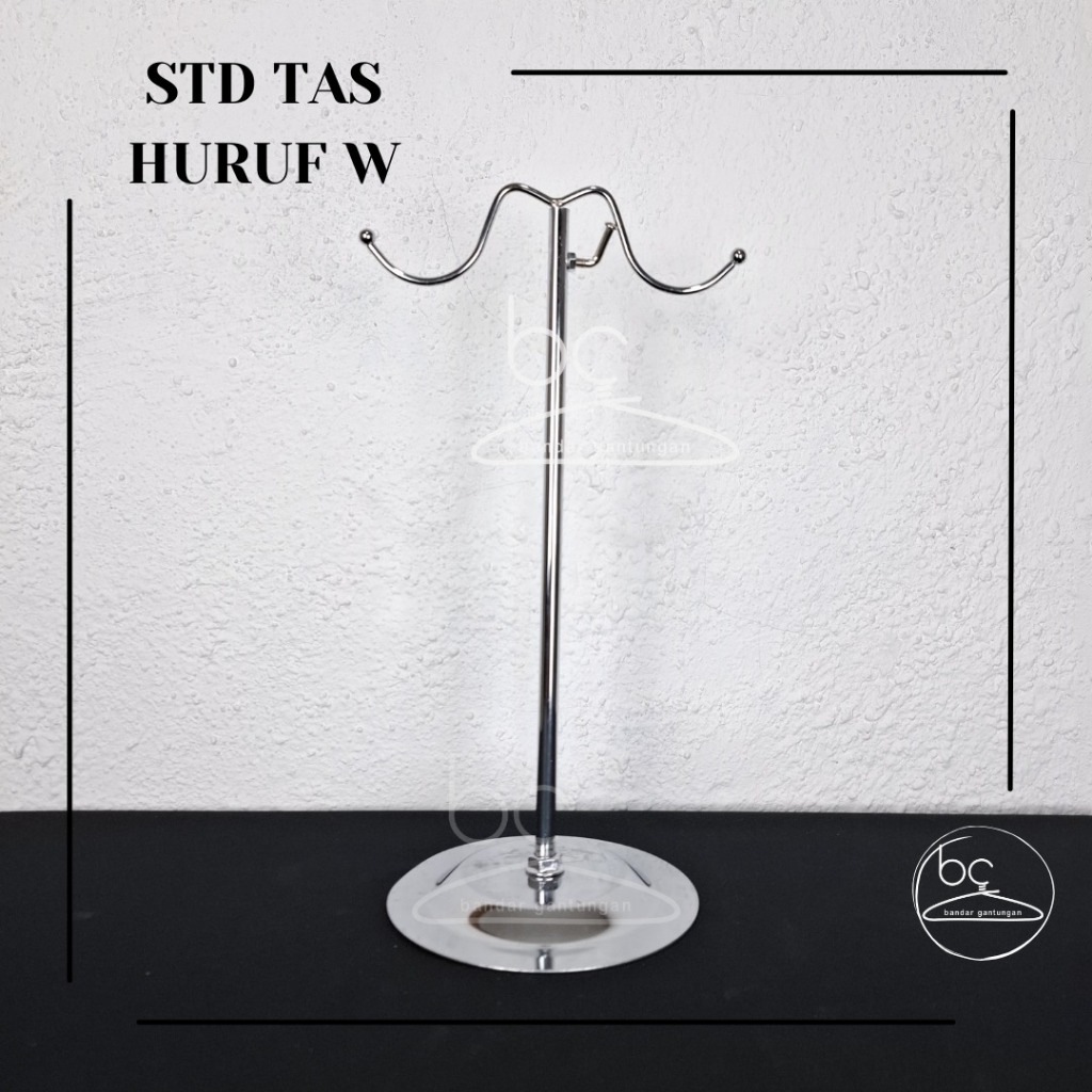 Jual Standing Tas Huruf W/Display Pajangan Etalase Tas Dompet/Gantungan ...