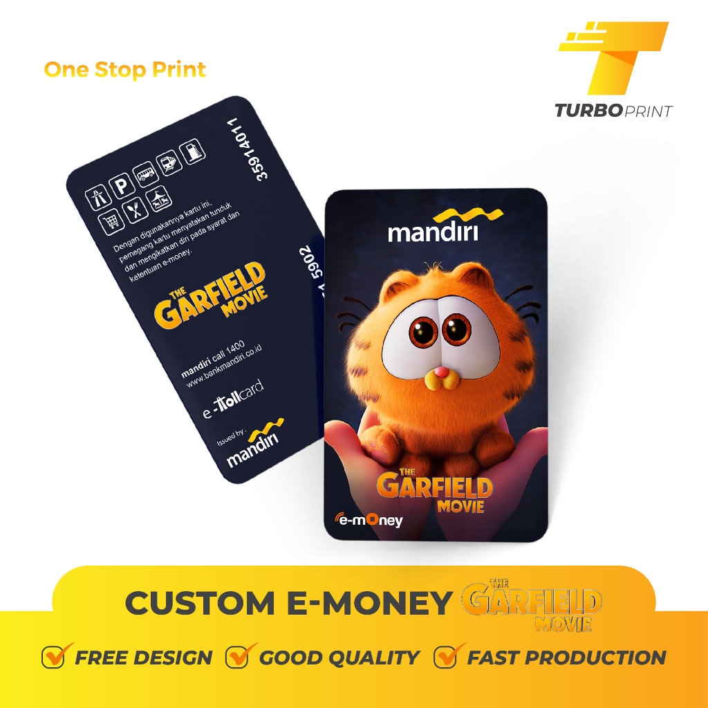 Jual E MONEY / FLAZZ GARFIELD SPECIAL EDITION / LIMITED / BARBIE ...