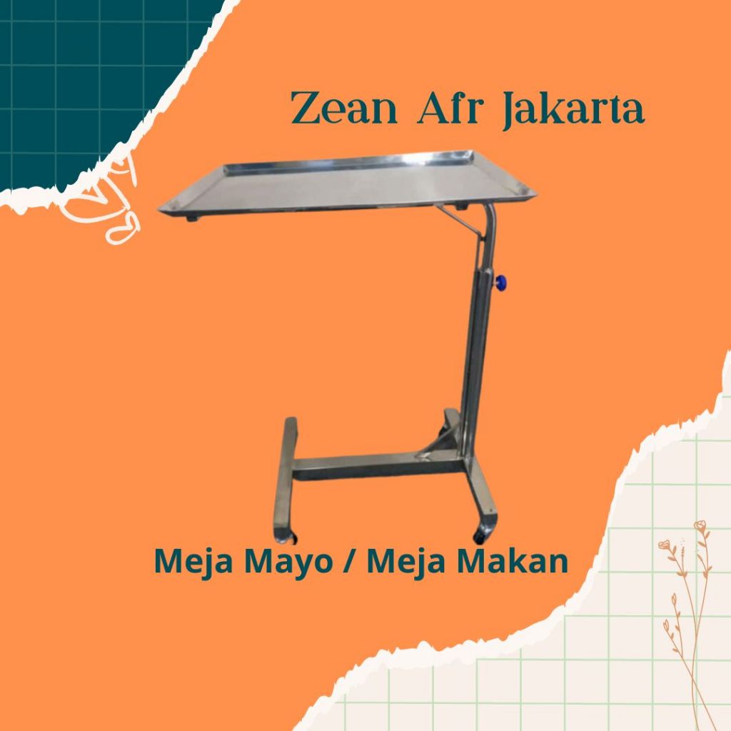Jual Meja Mayo Rumah Sakit / Meja Makan Pasien Stainless | Shopee Indonesia