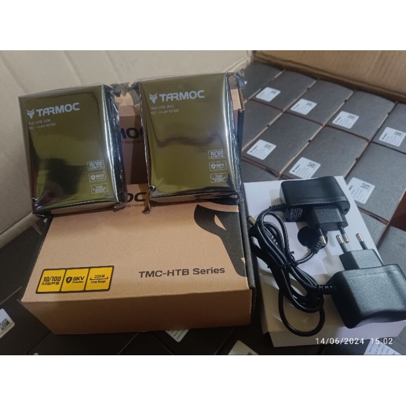 Jual Media Converter HTB Tarmoc A&B 10/100Mbps Sepasang | Shopee Indonesia