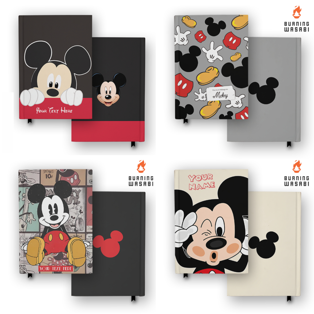 Jual Buku Catatan Notebook Mickey Mouse Disney Custom A5 A6 Jurnal ...