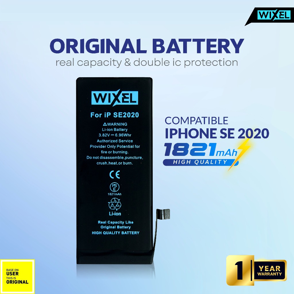 Jual WIXEL Baterai Iphone SE 2020 Batre Batrai Battery Dual Double ...