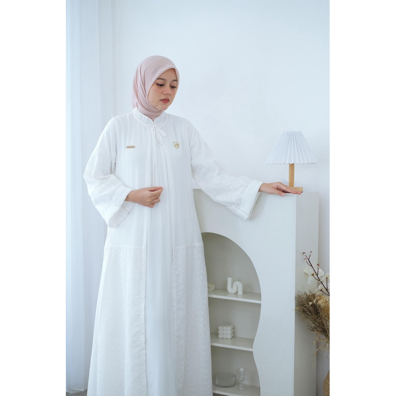 Jual Lauliya Dress Gamis Fenta House Edisi hitam cocok untuk Umrah dan ...