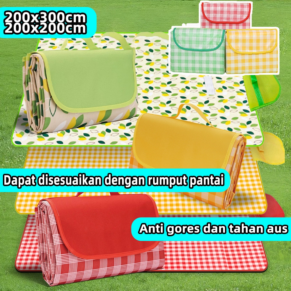Jual 【grandmaster】tikar piknik polos kain alas piknik tikar kain piknik ...