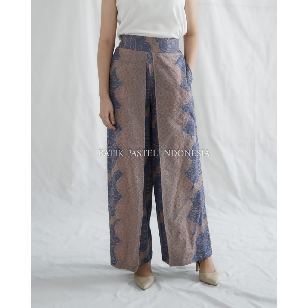Jual Celana / Kulot Batik Cap Bahan Katun atau Tenun - Batik Pastel ...