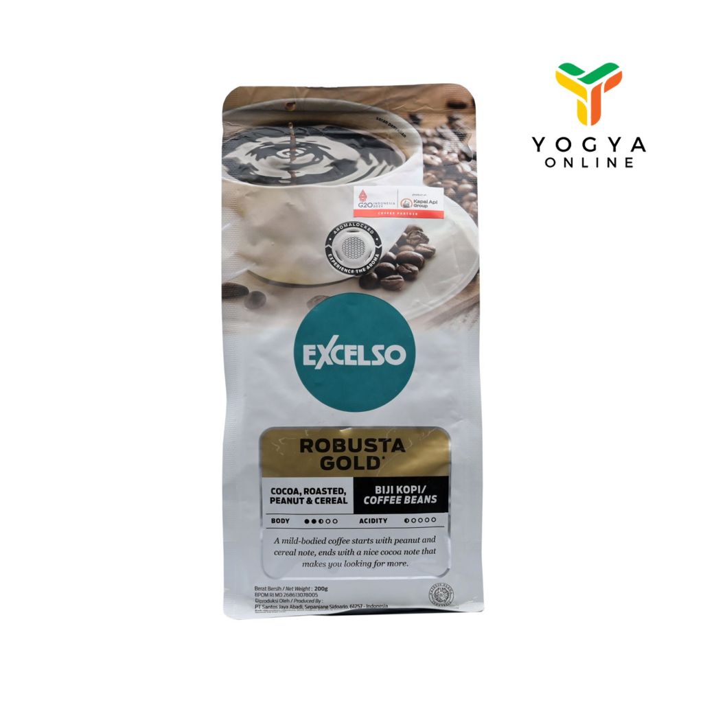 Jual Excelso Pb Robusta Gold 200 G | Shopee Indonesia