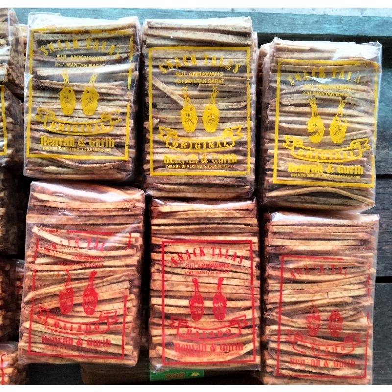 Jual Snack Talas Pontianak / Stick Talas Sui Ambawang / Keripik Talas ...