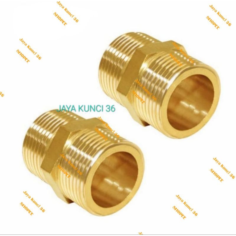 Jual Double Nepel Kuningan - Stainless 1/2" inch Air Panas Double Nipple - Stainless | Shopee ...