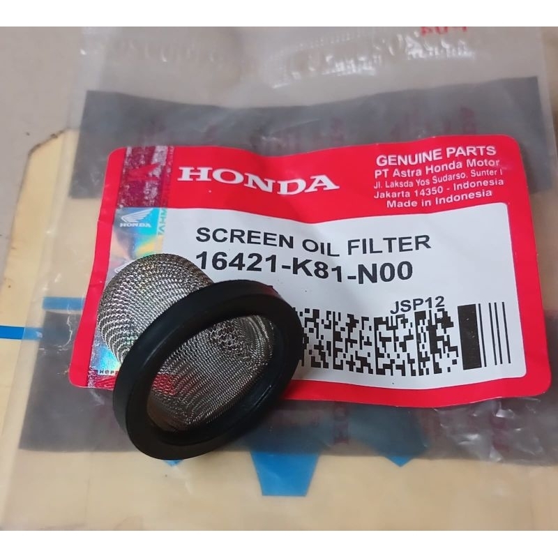 Jual Filter Oli Saringan Oli Mesin Screen Beat Scoopy Vario Sapcy Tiger ...