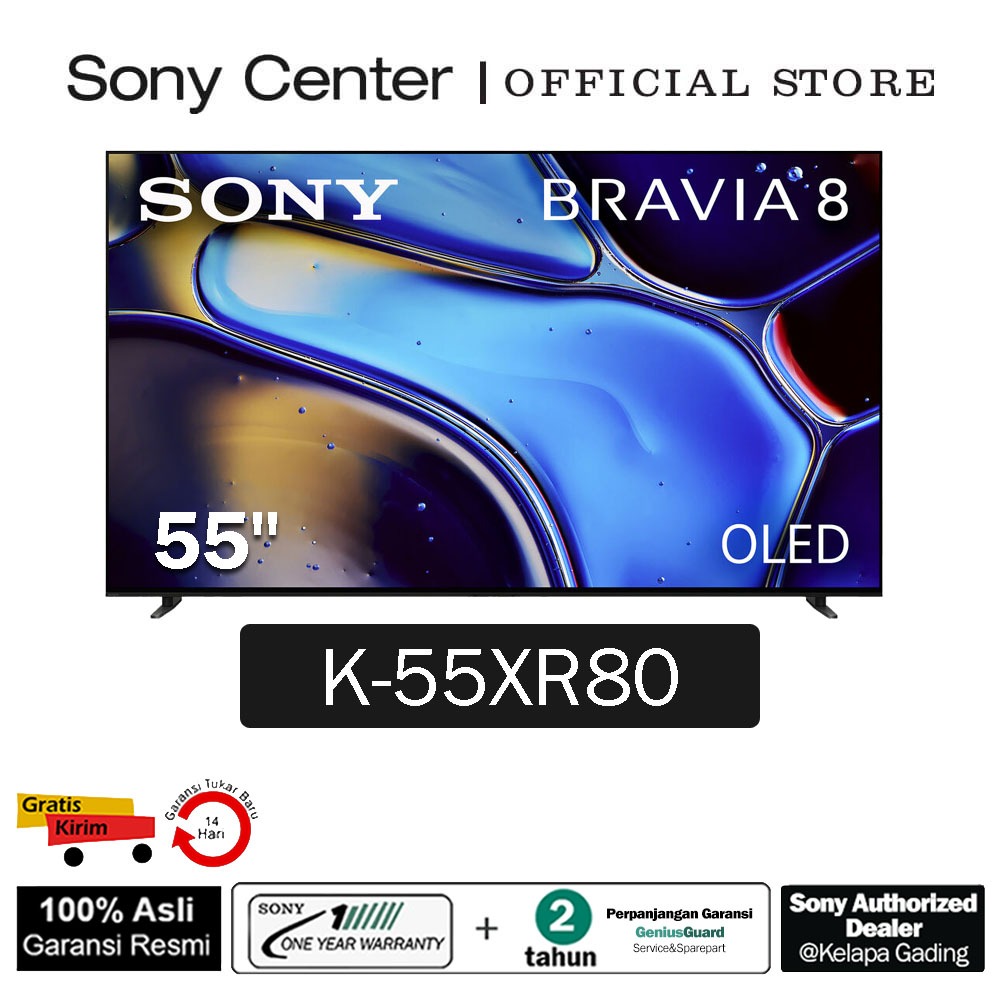 Jual SONY CENTER TV OLED Sony BRAVIA 8 XR Processor OLED 4K HDR Ultra ...
