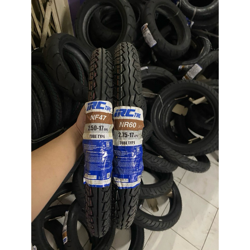 Jual Ban Motor IRC 250-17 275-17 NF47 NR60 Tubetype Ban Depan Ban Belakang Motor Vega Jupiter ...