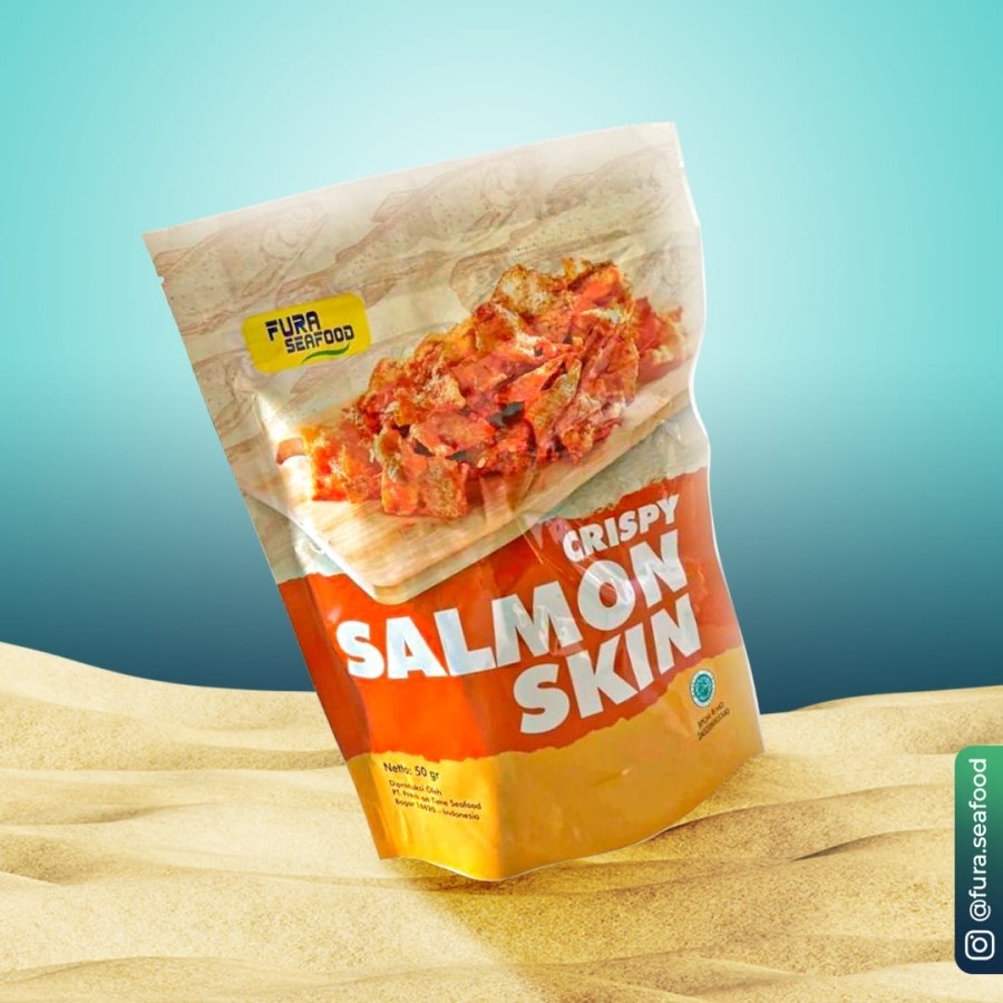 Jual CRISPY SALMON SKIN FURA SEAFOOD 50GR KULIT SALMON RENYAH HALAL ...