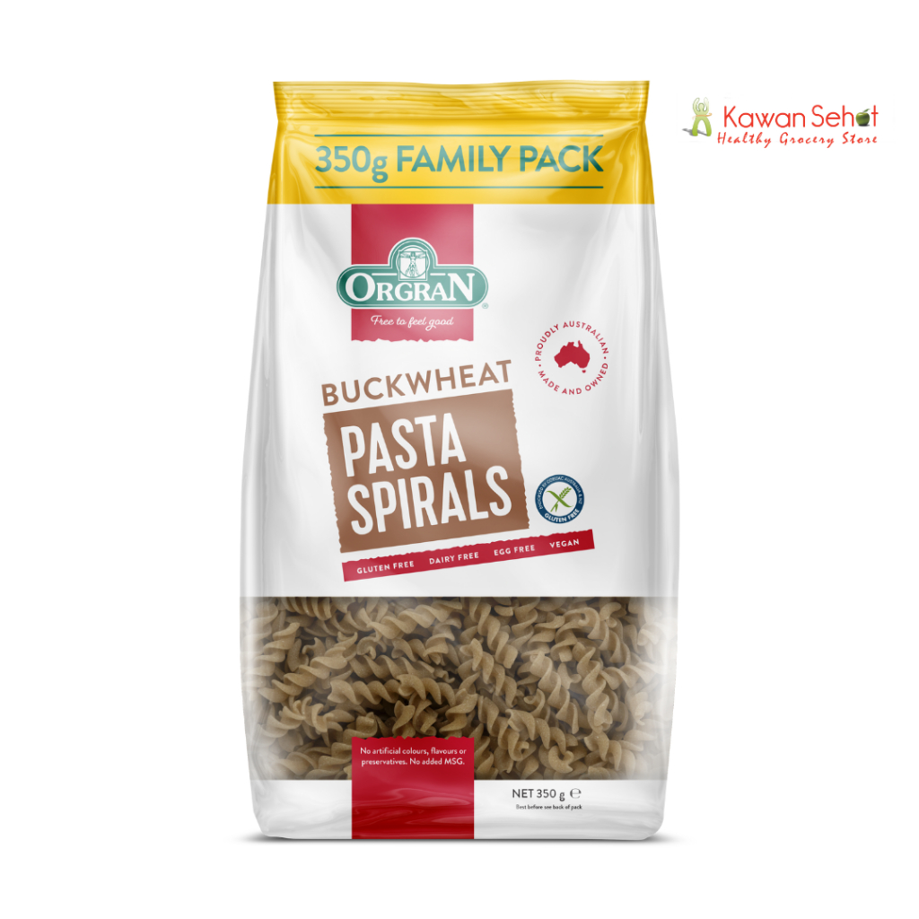 Jual Orgran Buckwheat Pasta Spiral Gluten Free 350g | Shopee Indonesia