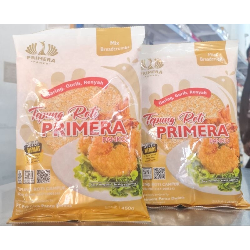 Jual Tepung Roti Primera Panko Mix 450gr/Tepung Panir Risol/Bread ...