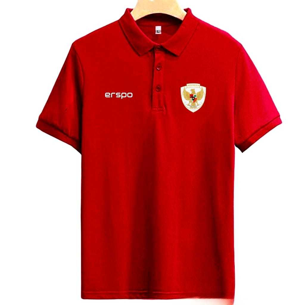 Jual Kaos Polo Shirt Timnas Indonesia/Baju Kaos Kerah Timnas Indonesia ...